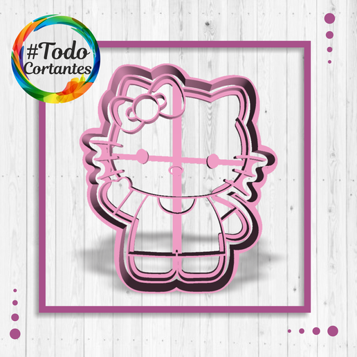 STL file Hello Kitty Cutter 👋 ・3D printer design to download・Cults