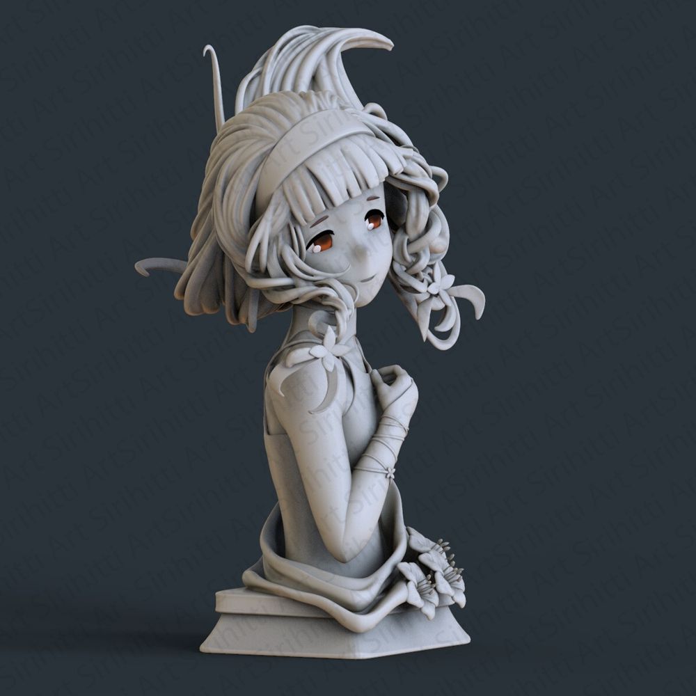 3D file Bust of Maquia・3D printer design to download・Cults