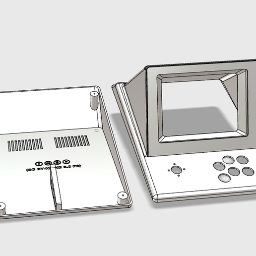 Free STL file Mini arcade minitel 🕹️ ・3D printer model to download・Cults