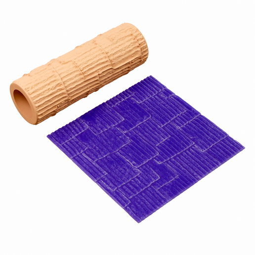 📁 Rusty Metal Sheet Roof Texture Roller STL File no.2 – Seamless ...
