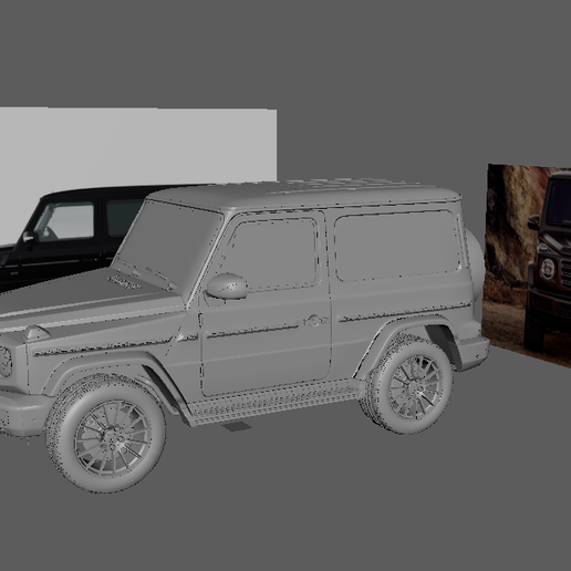 STL file Mercedes-Benz G 550 2020 Printable Car With Separate Parts 🚗 ...
