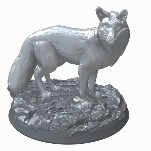 🦊 Realistic fox statue for 3D printing・ 3D File for 3D printing and CNC ...