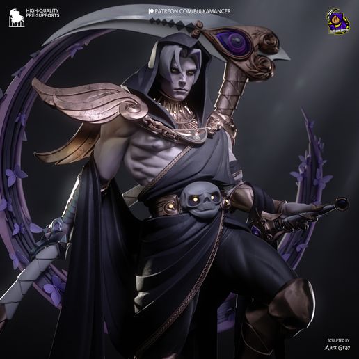 👾 Thanatos | Hades | 321mm・ 3D File for 3D printing・Cults