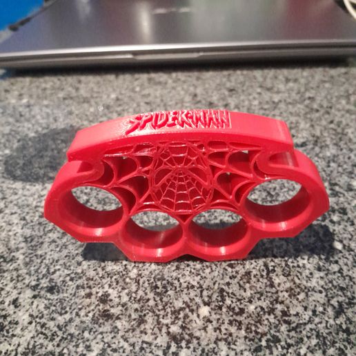 🦸‍♂️ Spiderman Knuckle Duster・3D Print with the Ender 3 V2 3D printer・Cults