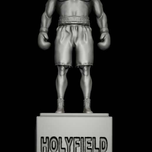STL file Evander Holyfield Fanart 🎨 ・3D printable model to download・Cults