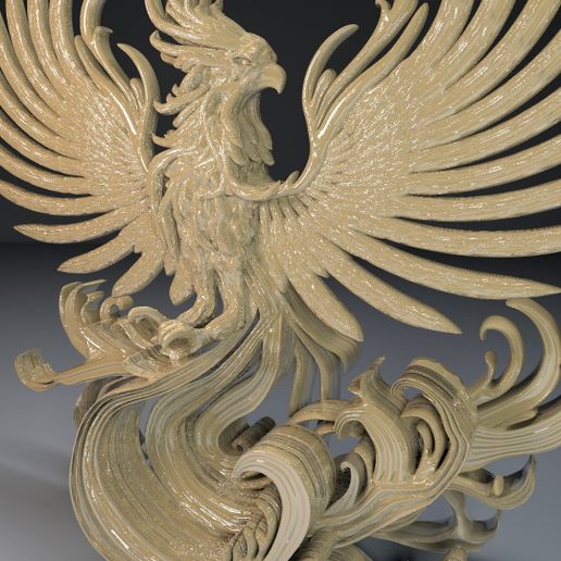 🦅 Phoenix・ STL File for 3D printing・Cults