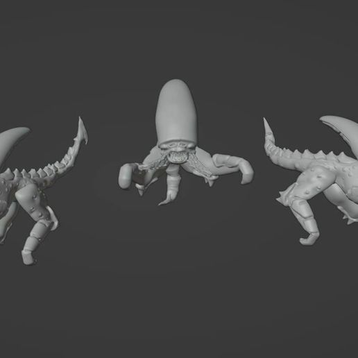 🦶 FEET FIRST INTO HELL: Swarmer Maggots - space xeno bug gribblies・ 3D ...