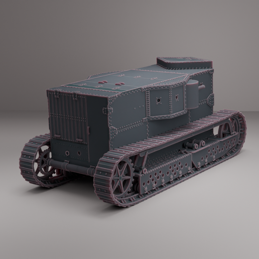 ⚡ holt gas electric tank 1:72・ STL File for 3D printing・Cults