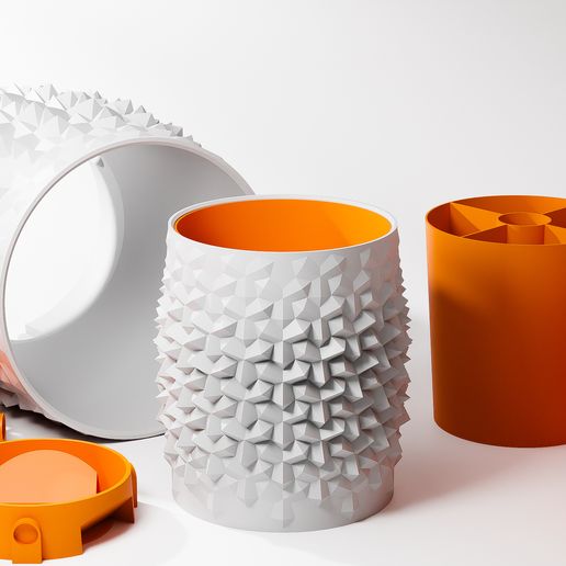 🪴 GeoNest - Sleeve | V71/1000 | Planter | Vase | Organizer | Pen stand ...