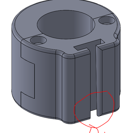 🔒 Kryptonite Lock Mount・Free 3D File for ・Cults