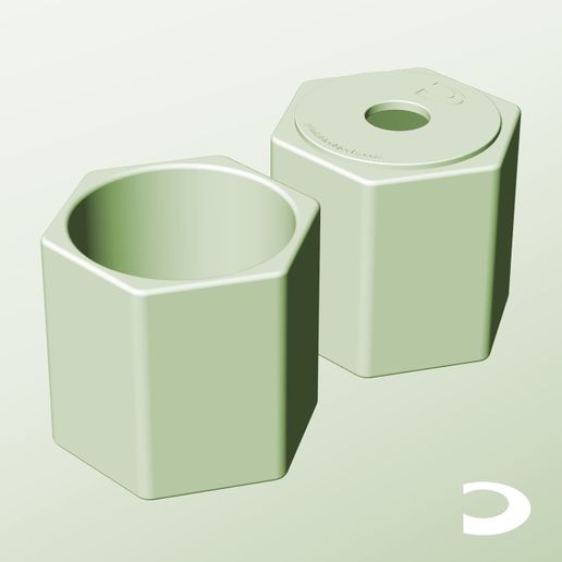 📦 CH128-140-P Pierced Modular Stacking Storage Box Bin Container ...