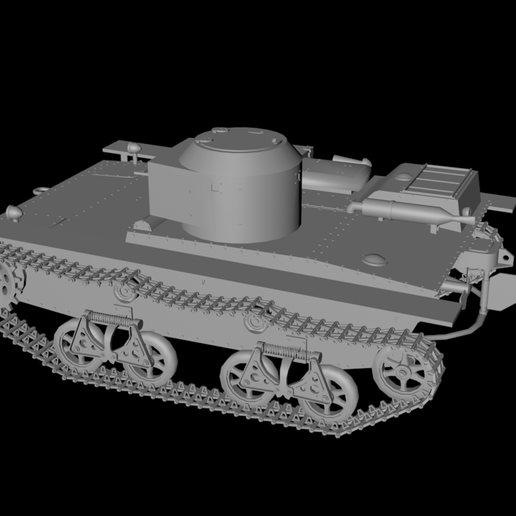🪖 Soviet T-38 amphibious reconnaissance tank 3D model material・ OBJ ...