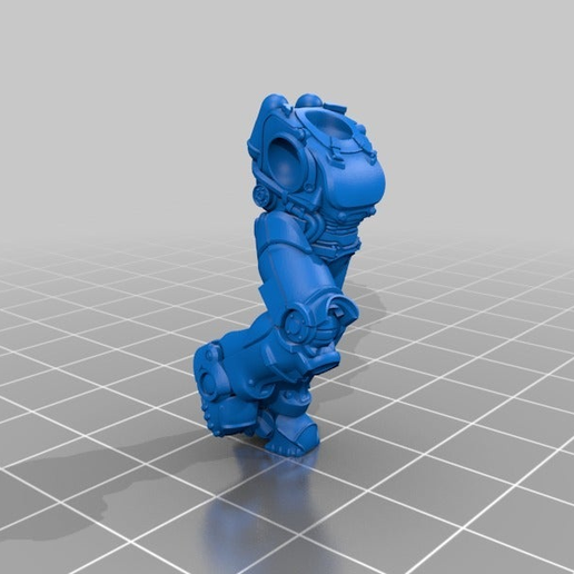 Télécharger fichier STL gratuit Kit miniature de blindage électrique Fallout T51-b (sans armes ...