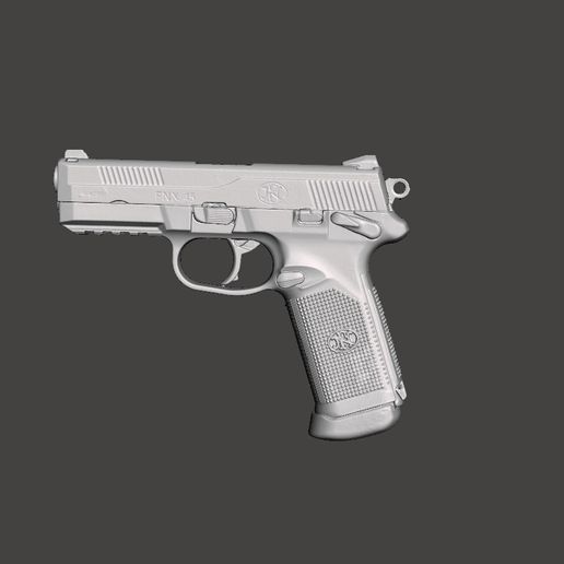 🩻 FN FNX45 REAL SIZE HIGH QUALITY 3D SCAN・ STL File for 3D printing・Cults