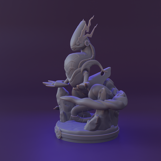 🐉 Miraidon Pokemon Scarlet and Violet 3D Printable Statue・ STL File for ...