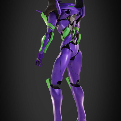 🤓 Evangelion EVA-01 Full Armor for Cosplay・ 3D File for 3D printing・Cults