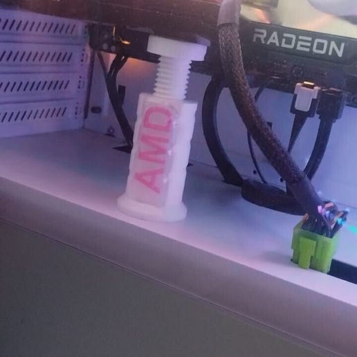 arquivo STL Soporte GPU AMD 💻 ・design para impressão 3D para download・Cults