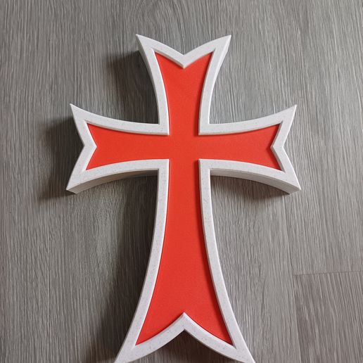 Maltese cross / Templar・Free STL File for 3D printing・Cults