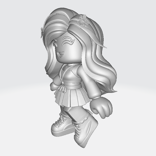 👧 Miniature Game Roblox - Girl Top Model #23・ STL File for 3D printing ...