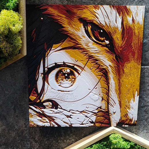 🦊 Fox eyes・ STL File for 3D printing・Cults