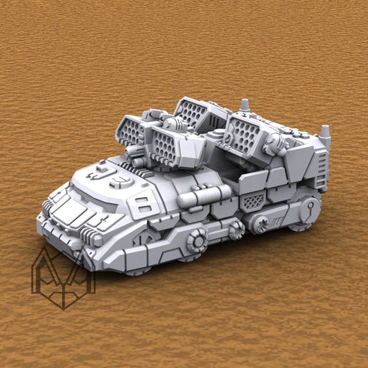 OBJ file 6mm (1/285) Sheltron Fire Support Vehicle 🔥 ・3D printable ...