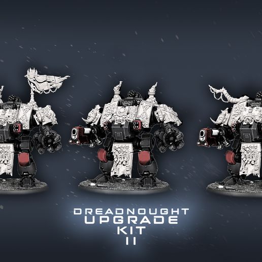 🛰 Dreadnought Upgrade Kit II・ STL File for 3D printing・Cults
