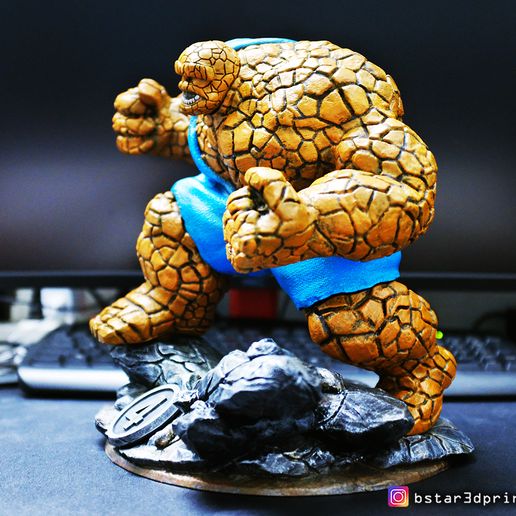 🦾 The Thing High Quality - Fantastic Four - Marvel Comic・ STL File for ...