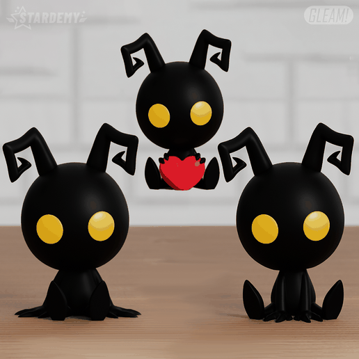 🥰 Heartless Chibi Kingdom Hearts Valentines 3 models・ 3D File for 3D ...
