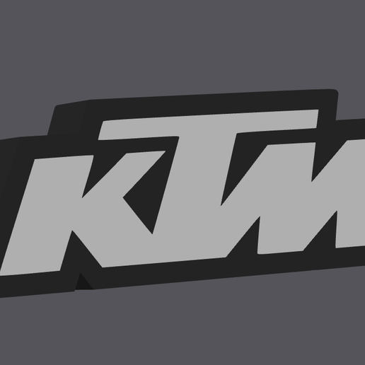 🏍️ Motorcycle KTM Emblem Led Lightbox・ STL File for 3D printing・Cults