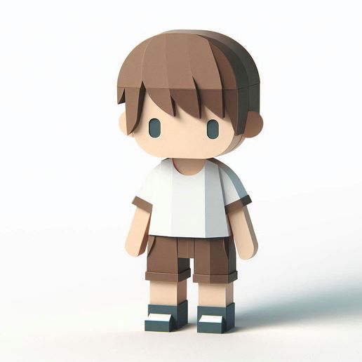 👦 Sad Cute Boy Figurine for Emotional Art Toy Display・Free STL File for ...