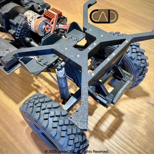 🔙 EXTERIEUR BACK 4 SCX10iii (BASE CAMP)・Free STL File for 3D printing・Cults