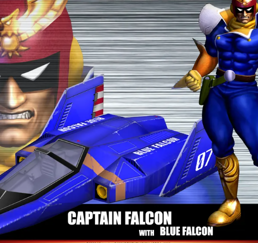 f zero blue falcon