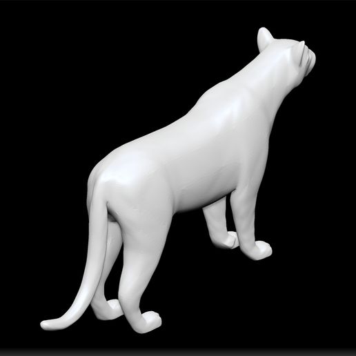🦁 lion puma・ STL File for 3D printing・Cults