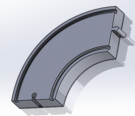 Free STL file train track left turn 🚆 ・Model to download and 3D print・Cults