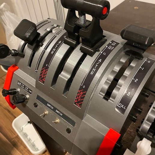 ️ Airbus A320 inspired Throttle Quadrant for flight simulator・ 3D File ...