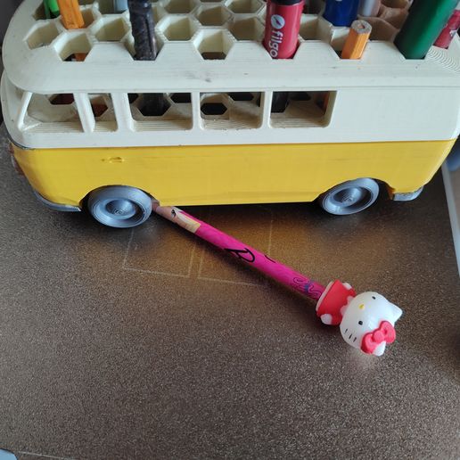 👋 Hello Kitty - Remix - Pencil Topper adorno Lapiz・Free STL File for 3D ...