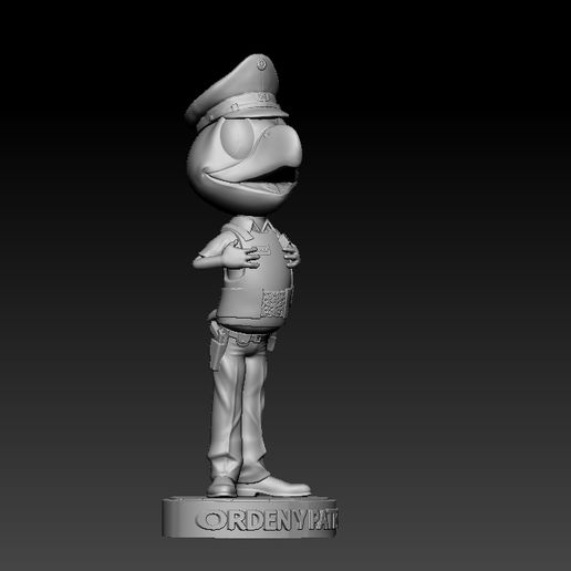 🪖 condorito carabinero・Archivo STL para Impresión 3D・Cults