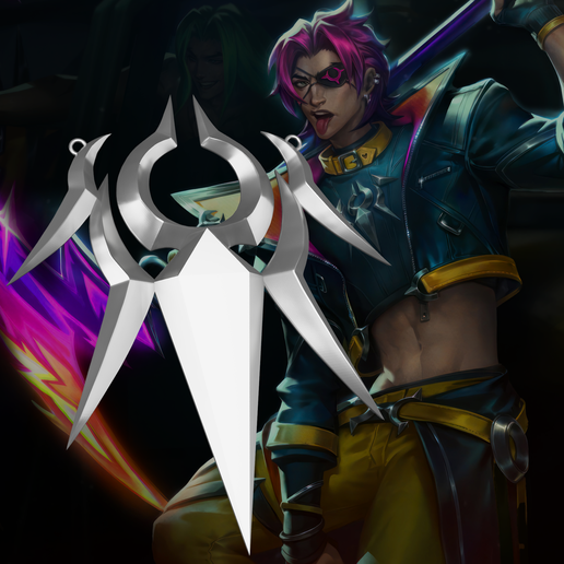 📿 Kayn HEARTSTEEL Inspired 项链 英雄联盟 Cosplay・文件用于 免费 STL ・Cults