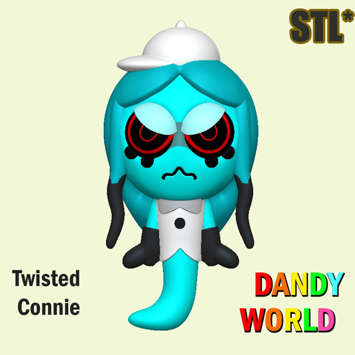 STL file Dandy’s World Twisted Connie STL 3D Character Fanart 🗺️ (OBJ ...
