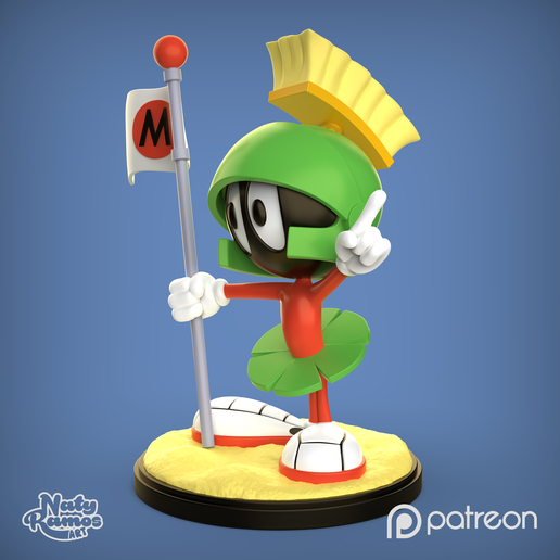 🗿 MARVIN THE MARTIAN・ STL File for 3D printing・Cults