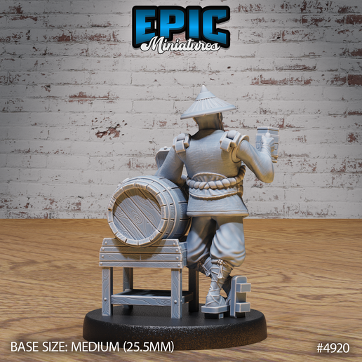 🎲 Drunk Master Set ‧ DnD Miniature ‧ Tabletop Miniatures ‧ Gaming ...