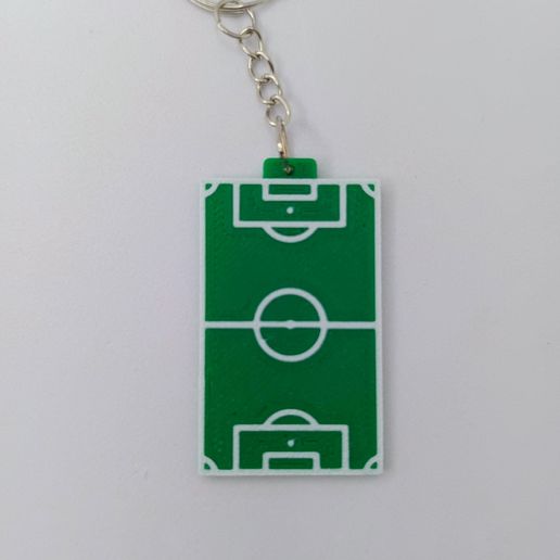 ⚽ Soccer field keychain・ STL File for 3D printing・Cults