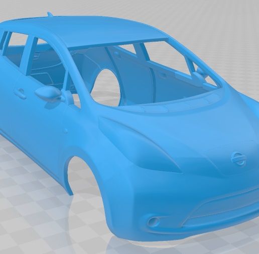 🚗 Nissan Leaf 2011 Printable Body Car・ 3D File for ・Cults