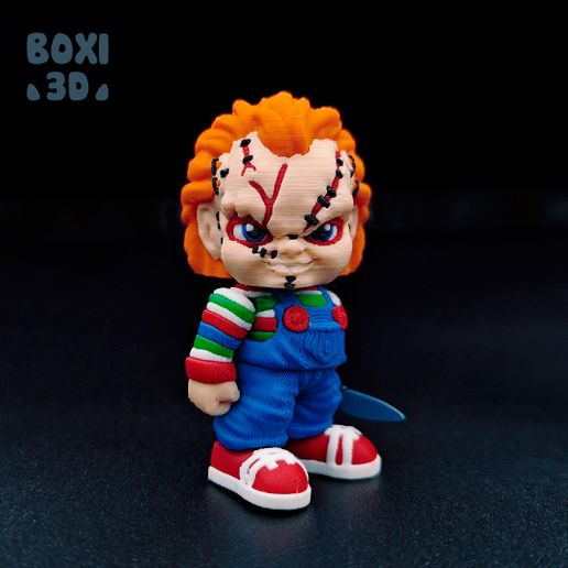 ️ CHUCKY - CHILD'S PLAY - FLEXI - ARTICULÉ - CUTE-PRINT IN PLACE ...