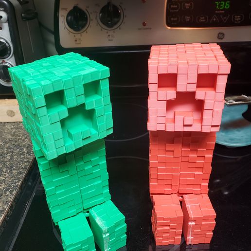 MINECRAFT FLEXI-CREEPER ARTICULADO PRINT IN PLACE CREEPER imprimible en ...