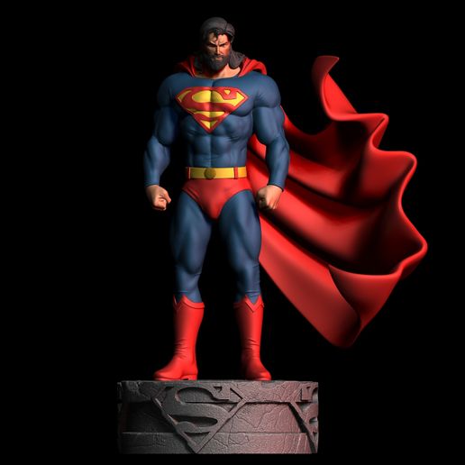 👨 Super Man・ STL File for 3D printing・Cults