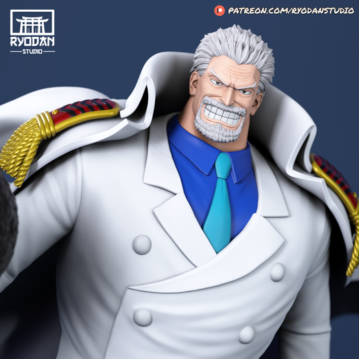 3D file MONKEY D. GARP ONE PIECE 🐒 ・3D printer model to download・Cults
