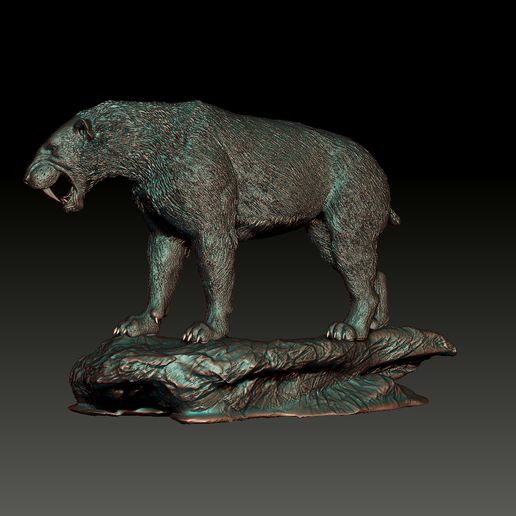 🗿 Smilodon populator for 3D printing・ 3D File for 3D printing・Cults
