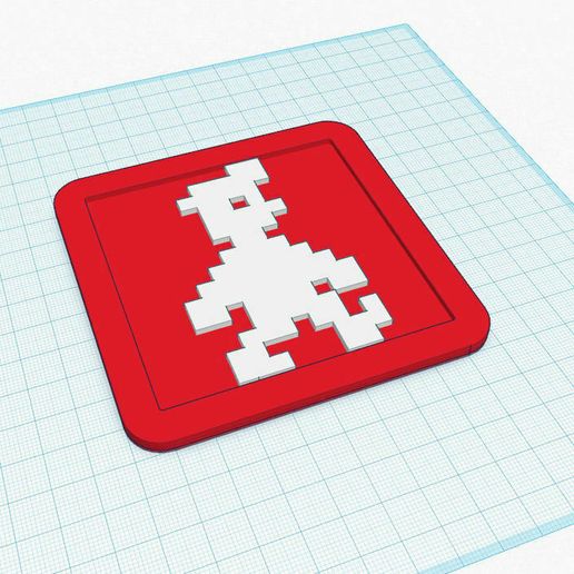 🧞‍♂️ ZX Spectrum Manic Miner Coaster Set・Free 3D File for ・Cults