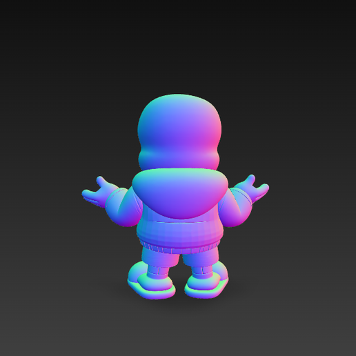 ️‍🔥 Sans Undertale・ STL File for 3D printing・Cults